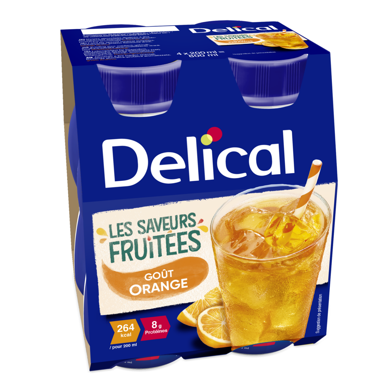 Delical Boisson les saveurs fruitées - Delical