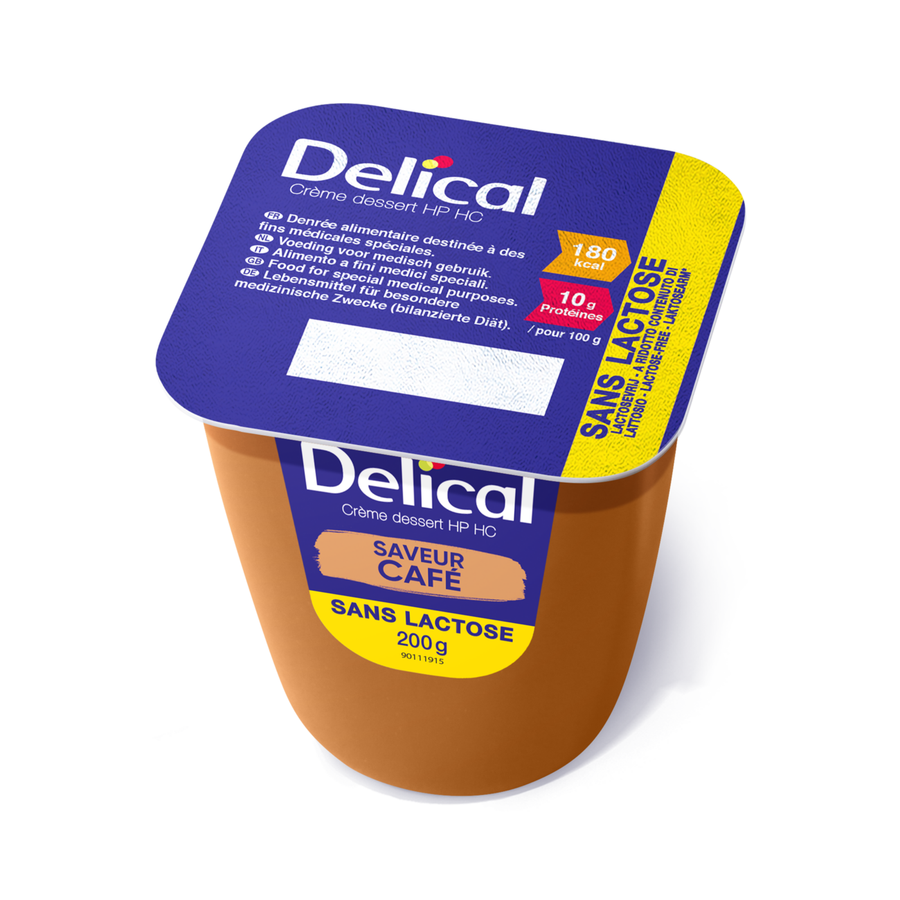 Delical Crème dessert sans lactose - Delical
