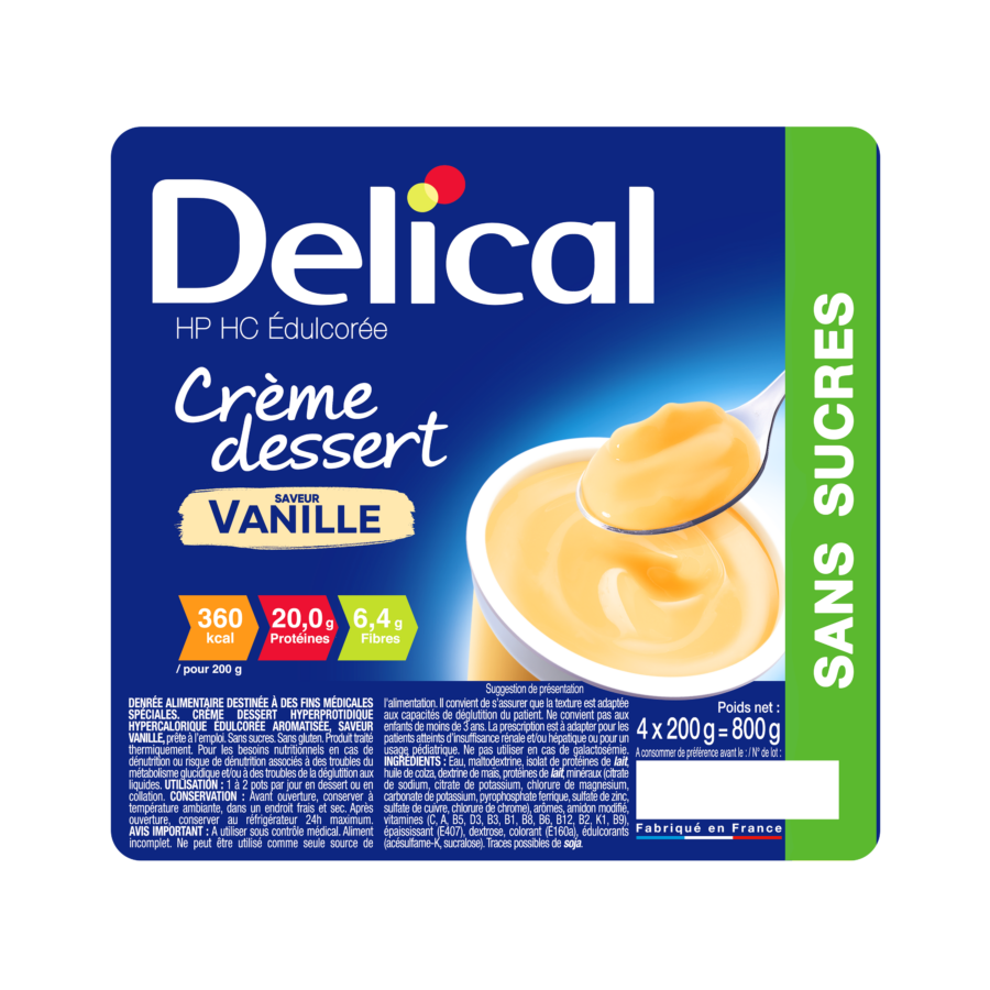 Delical crème sans sucres - Delical