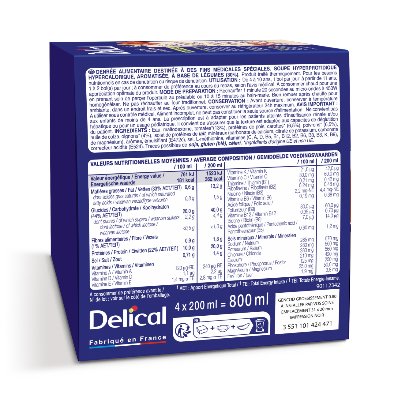 Delical Les Veloutés - Delical